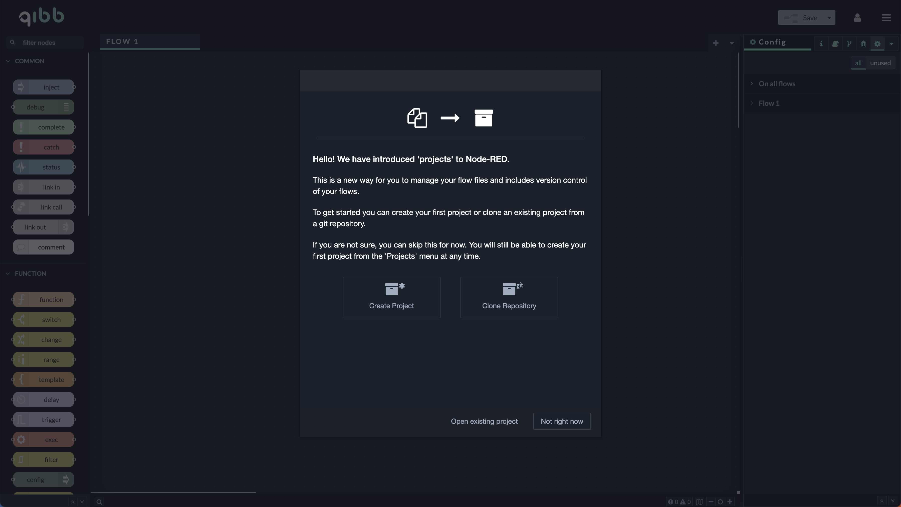 How to connect a project to a Git repository